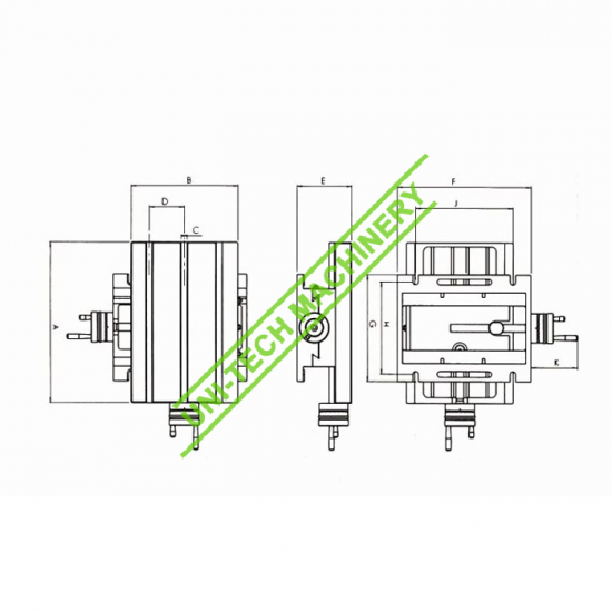 Cross Slide Table AKP Series 201,202,203,204,205 - uni-techsa